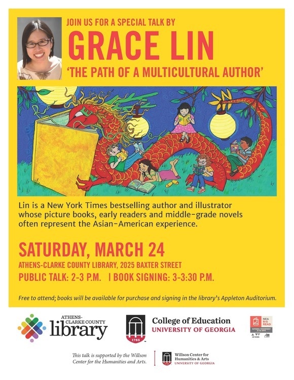 Public Talk by Grace Lin: The Path of a Multicultural Author - UGA ...